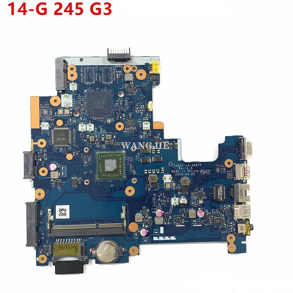 For HP 14-G 245 G3 Laptop Motherboard 764174-601 764174-501 Series MB A4 CPU ZSO41 LA-A997P ...