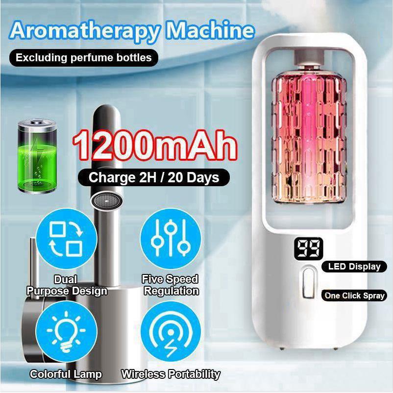 Automatic Aroma Diffuser Rechargeable humidifiers Digital display ...
