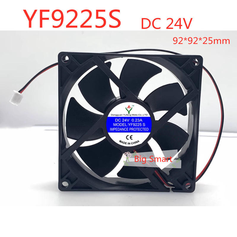 1pc YF9225S DC 24V 0.20A 0.22A 0.23A 9225 welding machine frequency converter cooling fan 92*92 ...