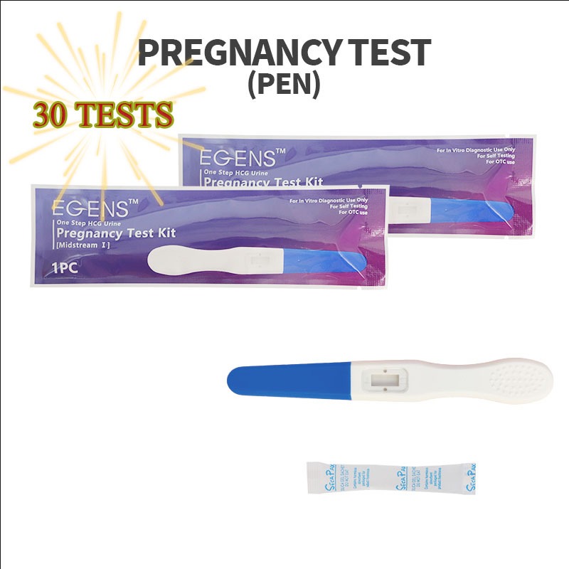 EGENS 30 Tests HCG Pregnancy Test Kit Midstream High Accuracy Easy to ...