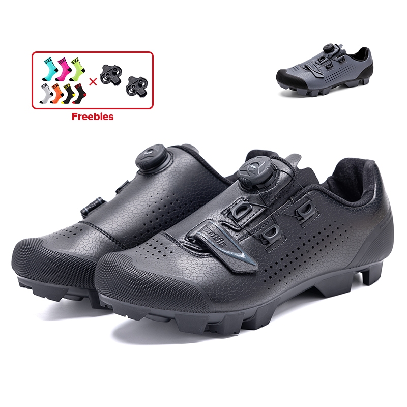 Santic Cycling MTB Shoes Men SPD Compatible Professional Breathable ...