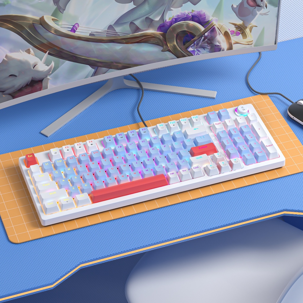 Zifriend 3pin Swappable Mechanical Keyboard 98 Keys | Shopee Philippines