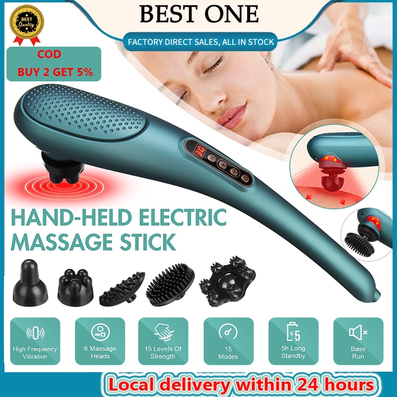 Handheld Therapy Massager Electric Body Massage Vibrating for Shoulder ...