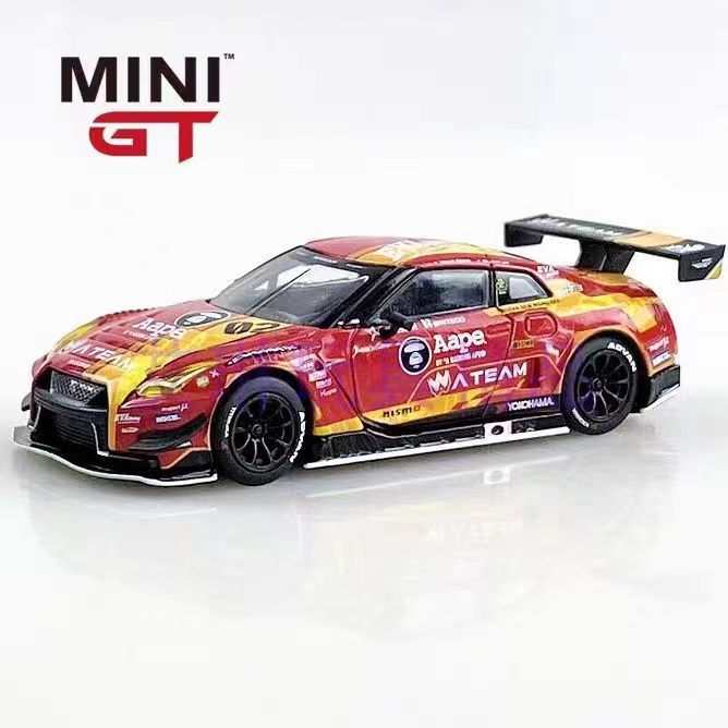 Mini GT 1: 64 RV Sports Car Model R35 GT-R EVA Ape Head GTR Suitable ...