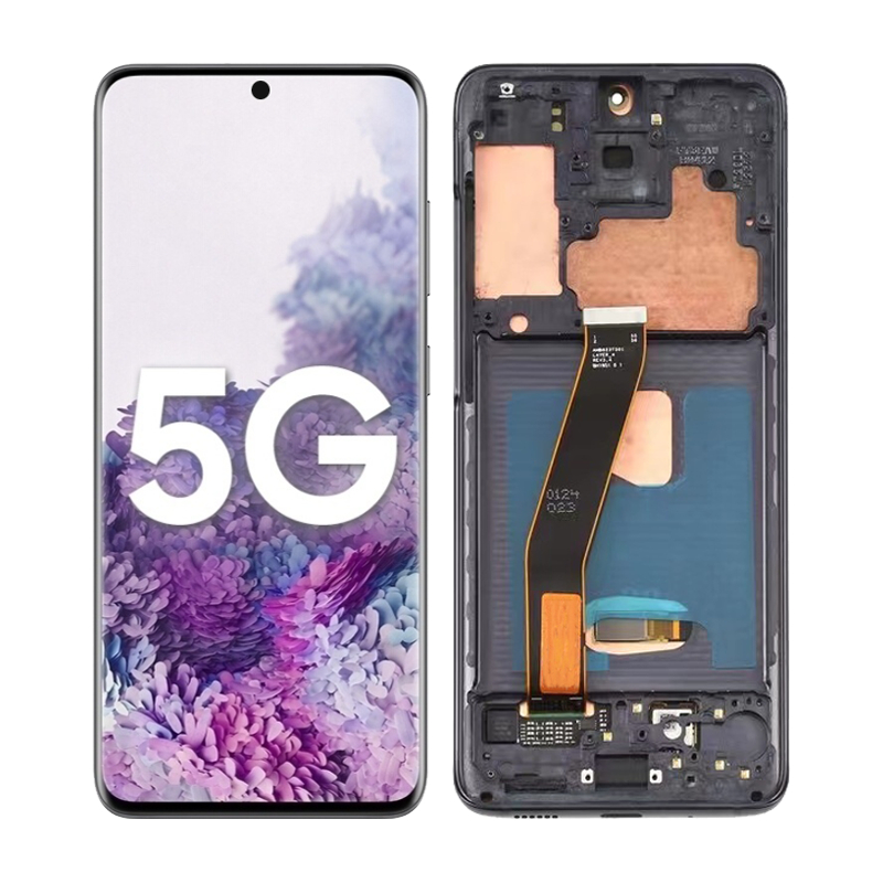 OLED For Samsung Galaxy S20 Ultra 4G/5G G988 SM-G988B/DS LCD Display S20 Ultra 5G LCD Screen ...