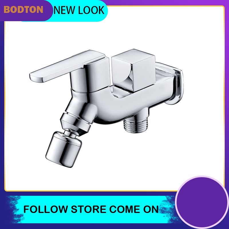 Washing Machine Faucet Wall Bib Tap Sink Basin Water Mounted Single ...