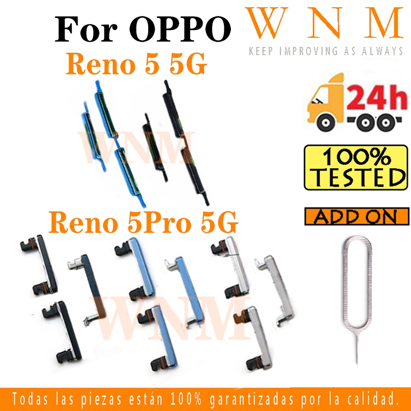 Power button For OPPO Reno 5 5G / Reno 5 Pro 5G / Reno5 5Pro 5G Power ...