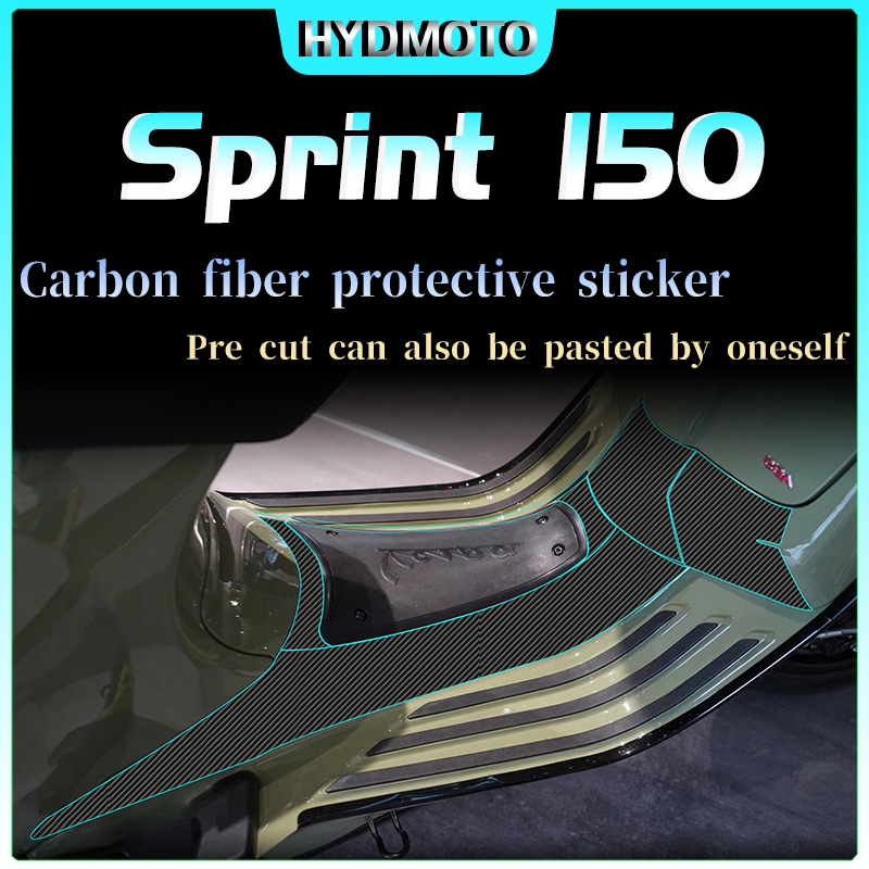 For Vespa Sprint 150 protective film sticker carbon fiber sticker ...
