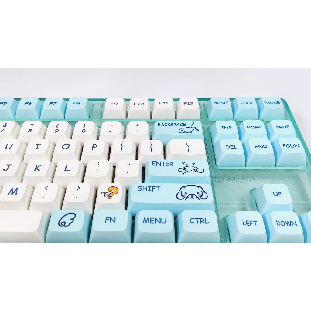 GMK Cinnamon dog Keycap, 129 Keys PBT Keycaps XDA Profile DYE-SUB ...