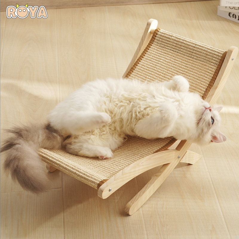 Sisal cat lounge chair hammock cat chair pet toy cat grab board ...