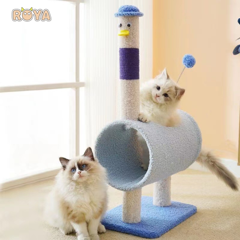 ROYA Cat climbing frame pet nest integrated sisal hemp | Shopee Philippines