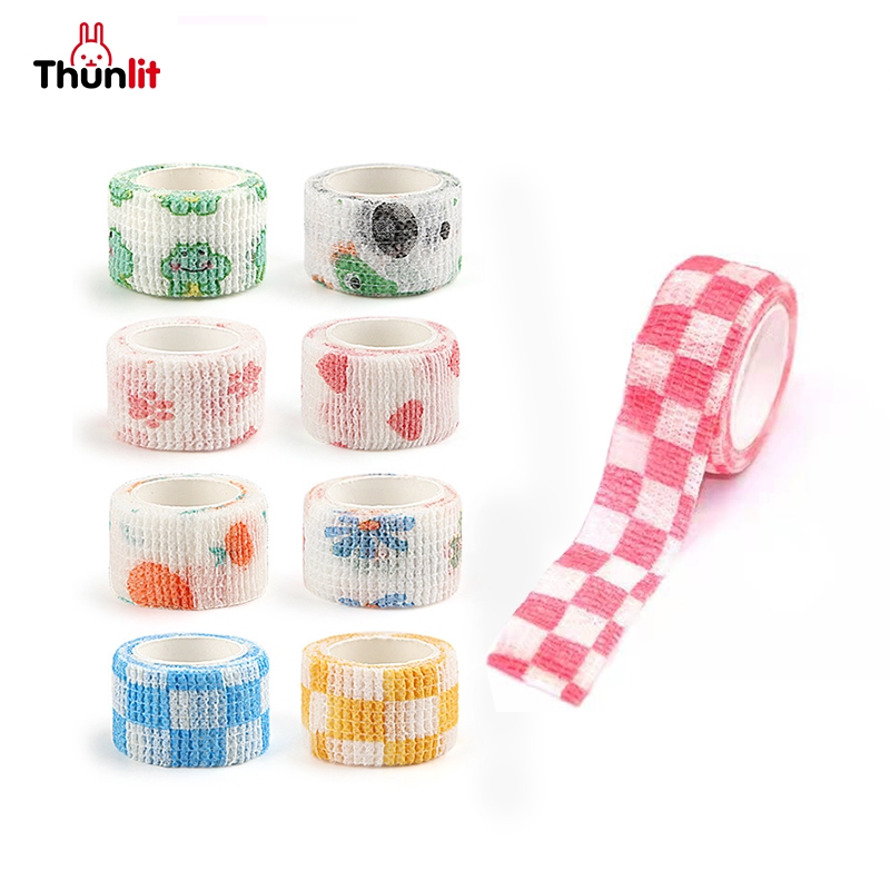 Thunlit Finger Protection Tape Cute Colored Self-adhesive Writing ...