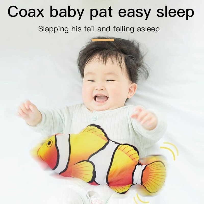 Toy fish Swing fish coax baby baby pat fish Moving pat sleep jump to ...