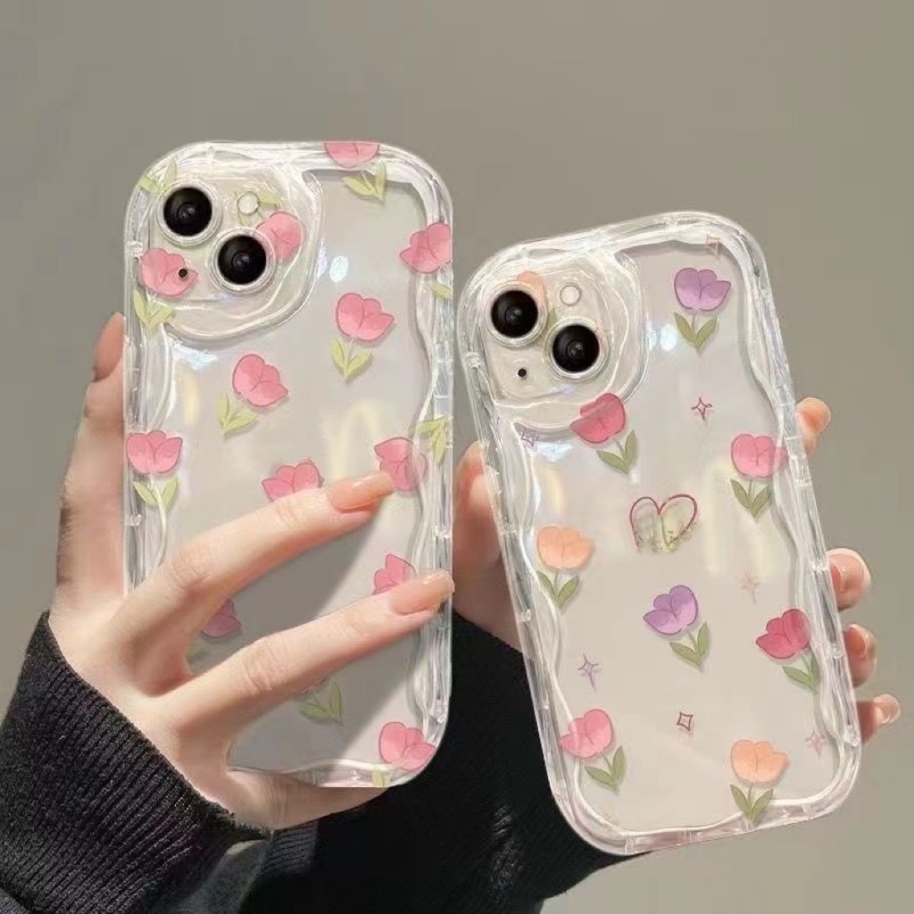 Tulip Phone Case Compatible for iPhone 17 16 15 11 14 Pro 12 13 Mini XS ...