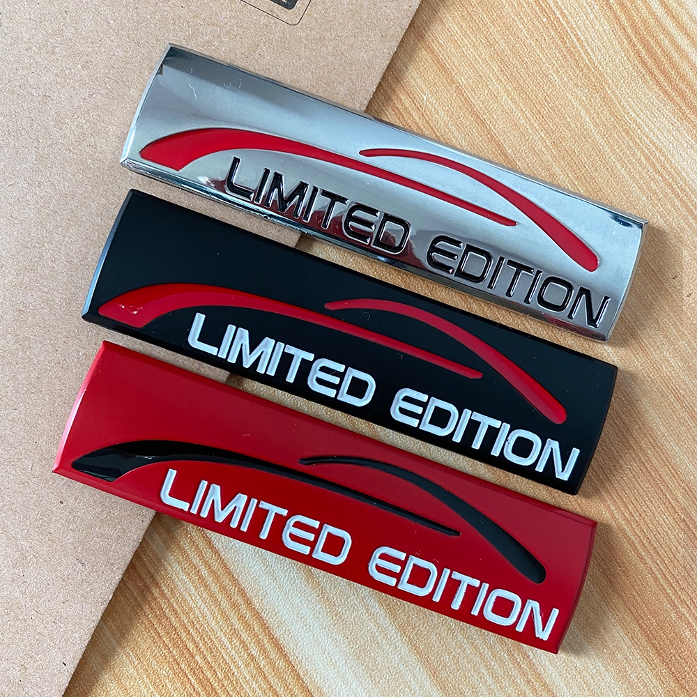3D Car Styling Metal Limited Edition Decorative Adhesive Emblem Rear ...