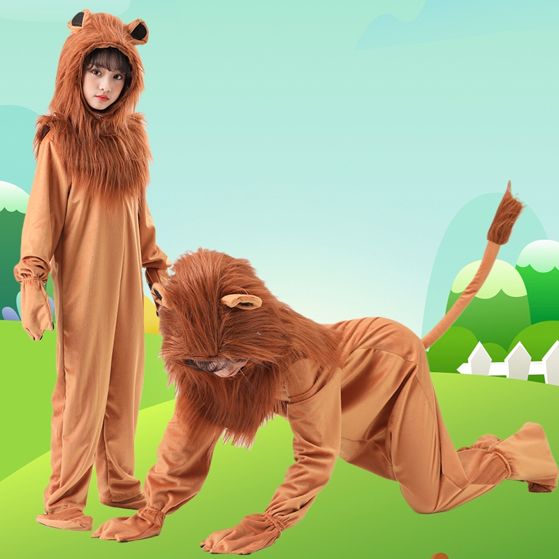 【Spot Order】Lion performance costumes. The Wizard of Oz, cos, animals ...