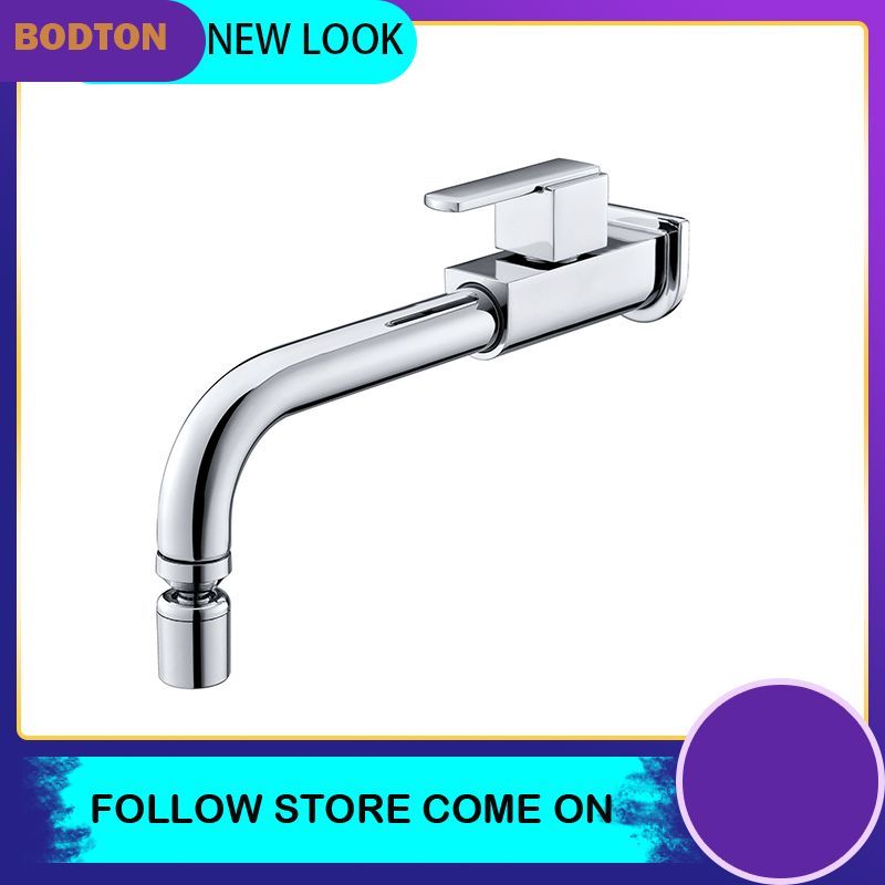 Washing Machine Faucet Wall Bib Tap Sink Basin Water Mounted Single ...