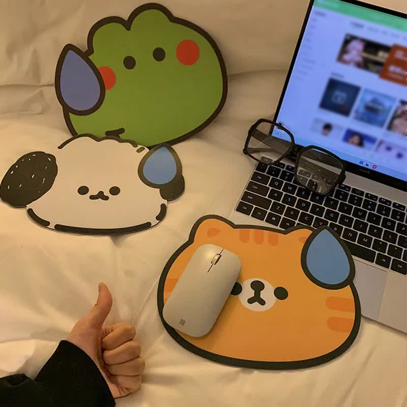 Laptop Cute Animal Shape Mouse Pad Anti Slip Mousepad with Smooth PVC ...