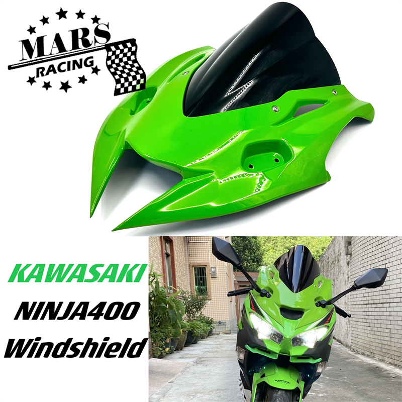 Motorcycle Windshield Windscreen Aluminum Kit Deflector Front shell ...