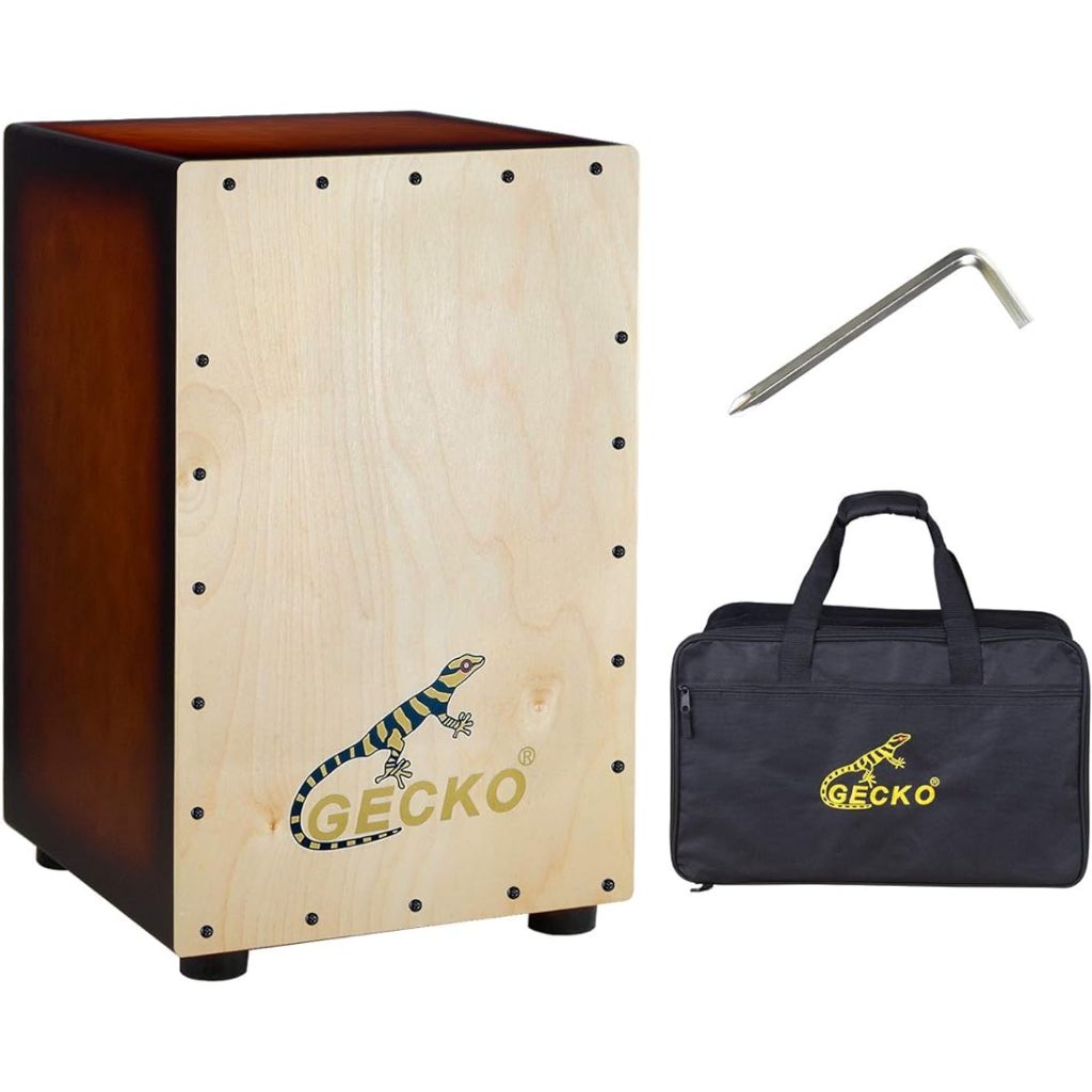 GECKO Kahong Drum Wooden Box Drum Adult Hand Beat Child Sitting Kahong ...