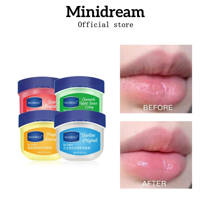 Lip Balm Set HANBOLI Lip Sleeping Mask Night Sleep Moistened Lip Balm ...