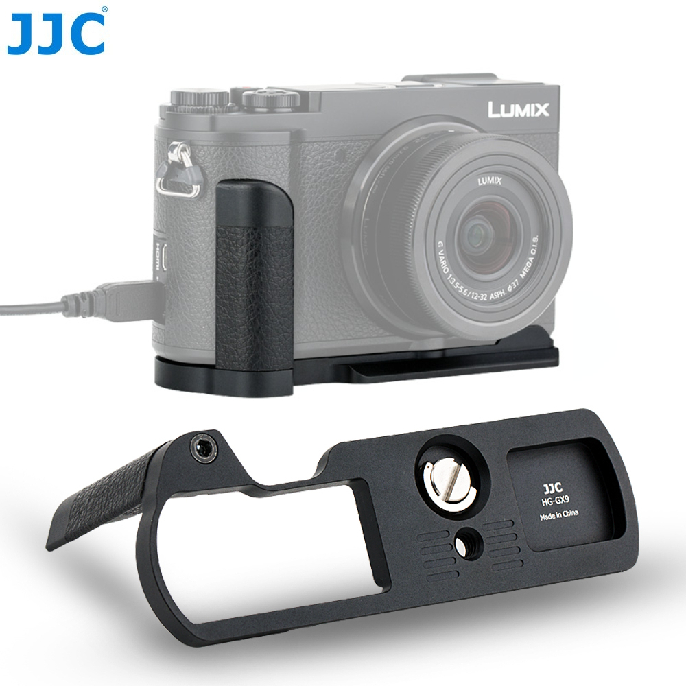 JJC HG-GX9 Camera Hand Grip For Panasonic Lumix GX9 GX7 Mark III II GX85 GX80 DMW-HGR2 Arca Type ...