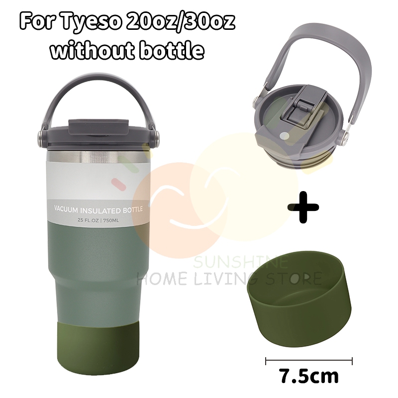 Tyeso Lid with Straw 20oz 30oz Flask Cup Cover Splash Spill Proof ...