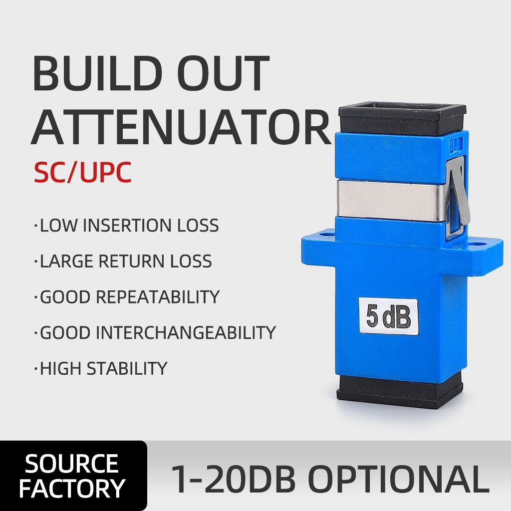 FTTH Fiber Attenuator SC-UPC Optic Adapter 3dB/5dB/7dB/10dB Flange attenuator | Shopee Philippines