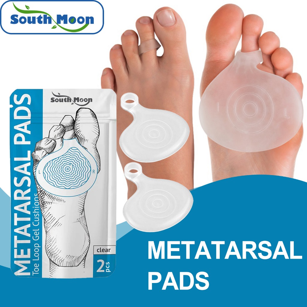 South Moon Metatarsal Pads 2pcs Spherical Front Palmar Foot Pads Reduce ...