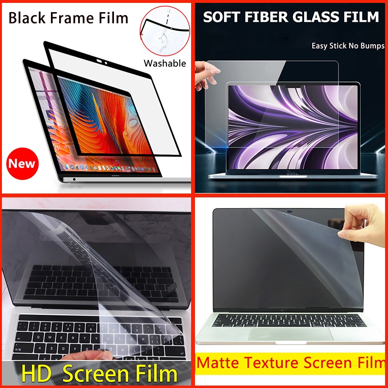 Soft HD/Matte/ Fiberglass Screen Film Protector for Macbook 2023 Pro 14 ...