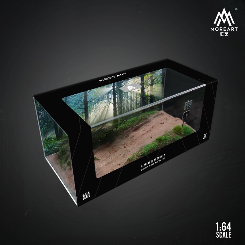 MoreArt 1:64 Diorama Simulation Model Scene Display Case None Assemble ...
