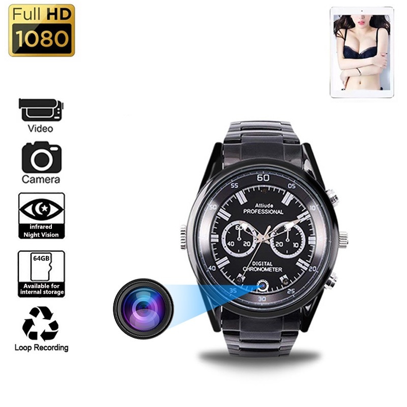 32GB memory built in Hd 1080P Watch Camera Mini Camera Hidden Camera ...