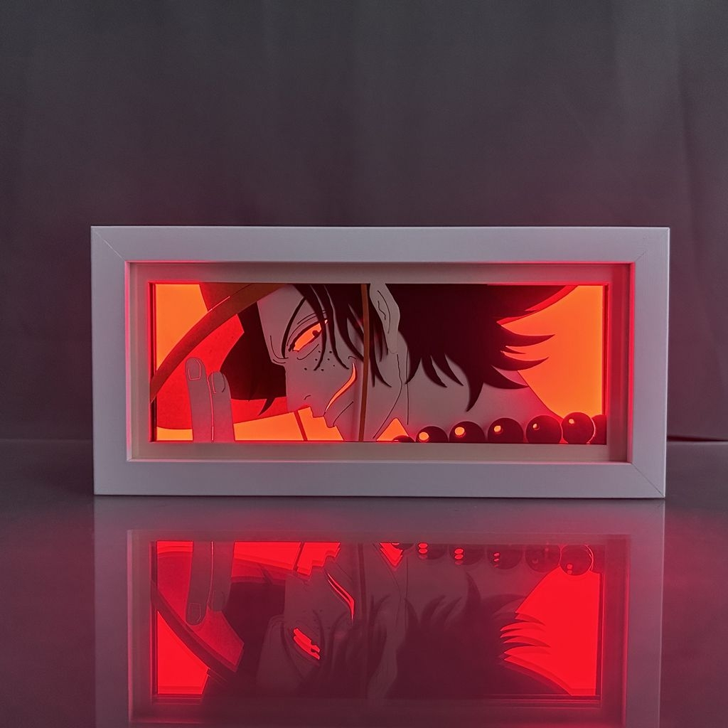 one piece led Figurine Lamp Manga Deco luffy Light Box Handcraft Newest ...