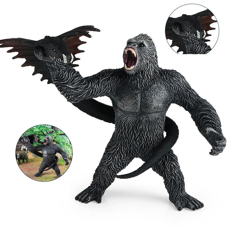 Snake King Kong Animal Monster Simulation Model Children Toy Solid Prop ...