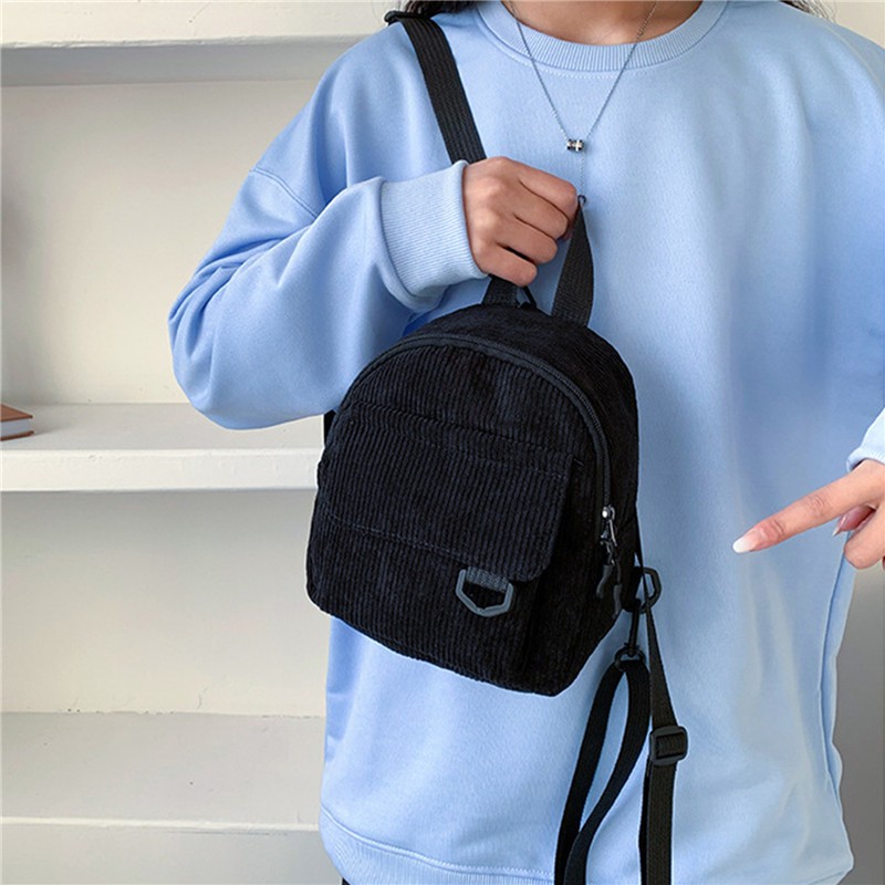 1PC Women Small Backpacks Aesthetic Mini Backpack Fashion Travel ...