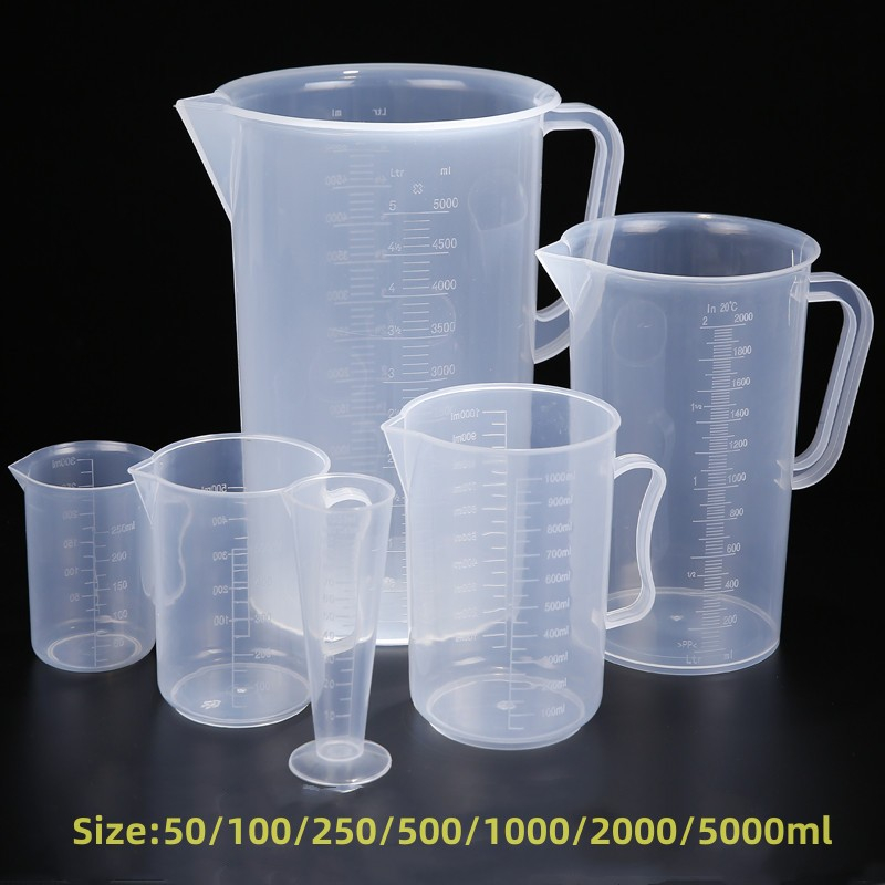 Plastic Measuring Cup With Graduated Cylinder Laboratory 50-5000ml-1 ...
