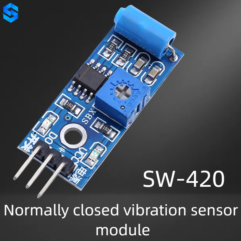 Sw 420 Normally Closed Type Vibration Sensor Module Alarm Sensor Module