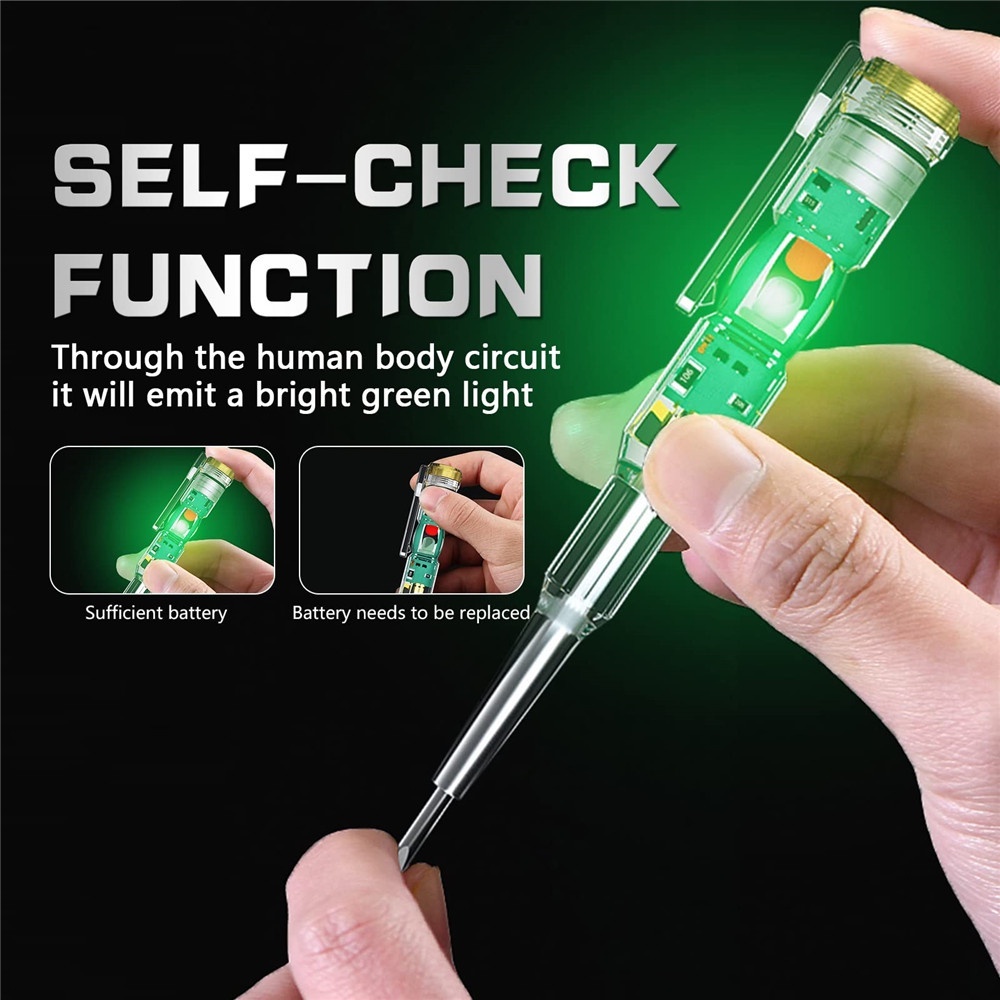Intelligent Voltage Tester Pen Electric Screwdriver Probe Circuit ...