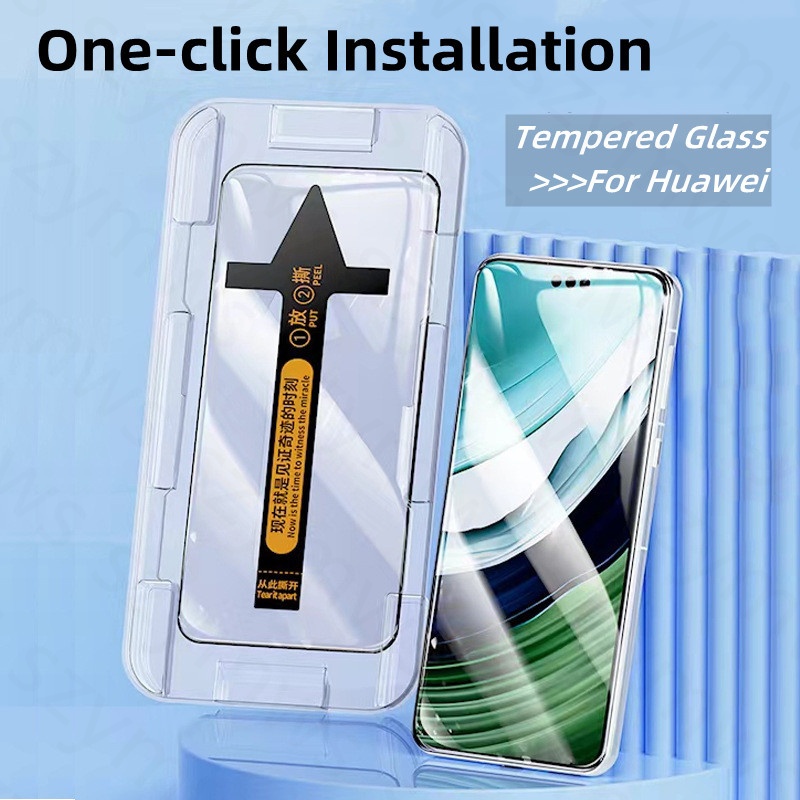 Huawei Tempered Glass Screen Protector One-click HD Anti Spy Glass Film For Honor x9a x9b X9c 5G ...