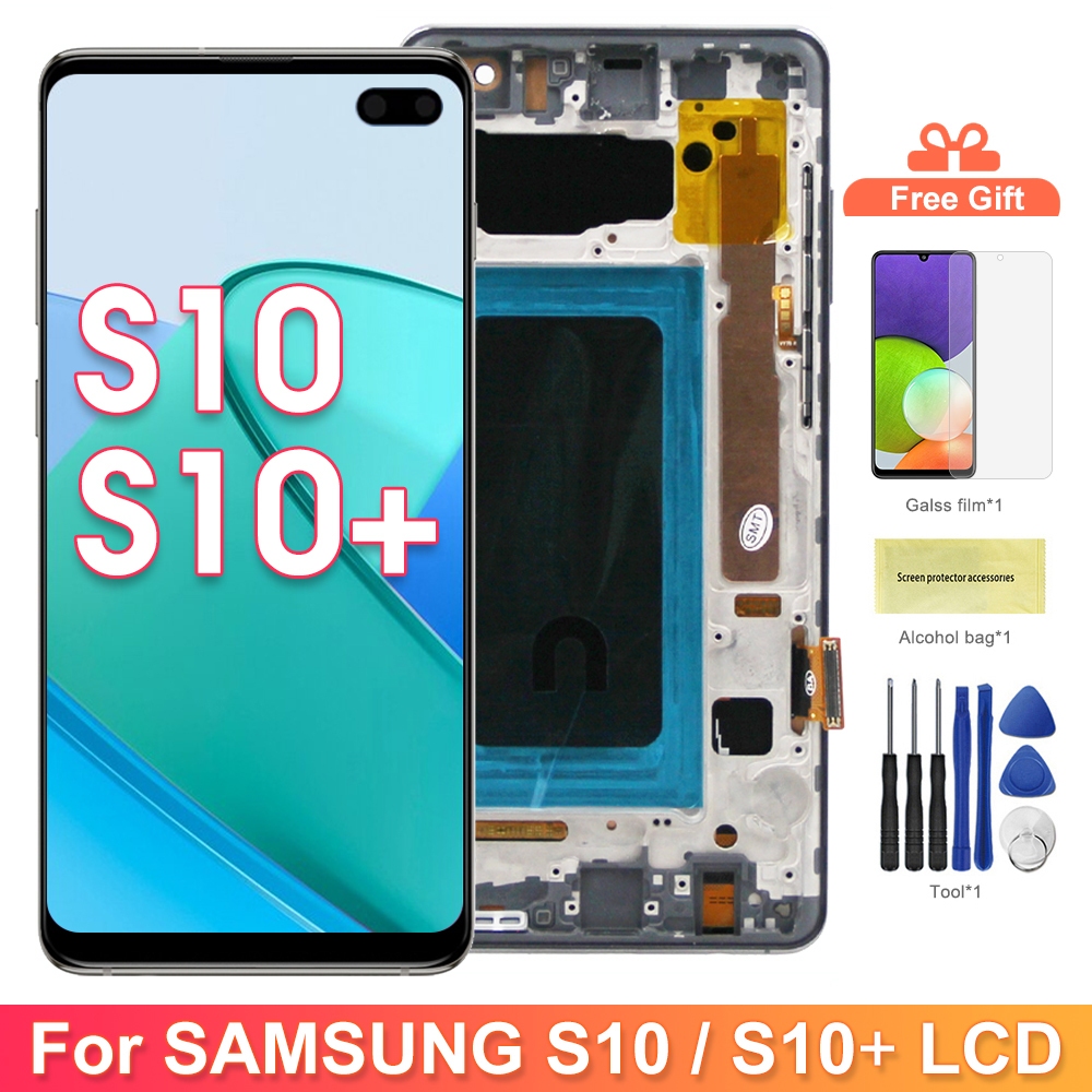 For Samsung Galaxy S10+ / S10 Plus G975F/DS Lcd G973 Display Touch ...
