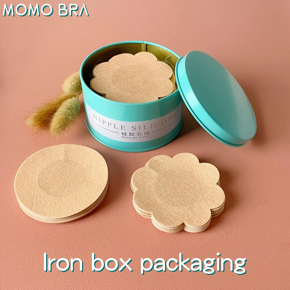 MOMO 40pcs Women's Disposable Nipple Stickers Invisible Breast Nipple ...