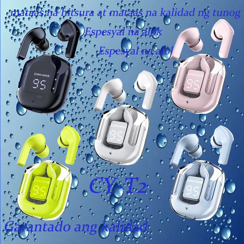 Bluetooth earth CY_ T2 TWS touch transparent machine compartment low ...