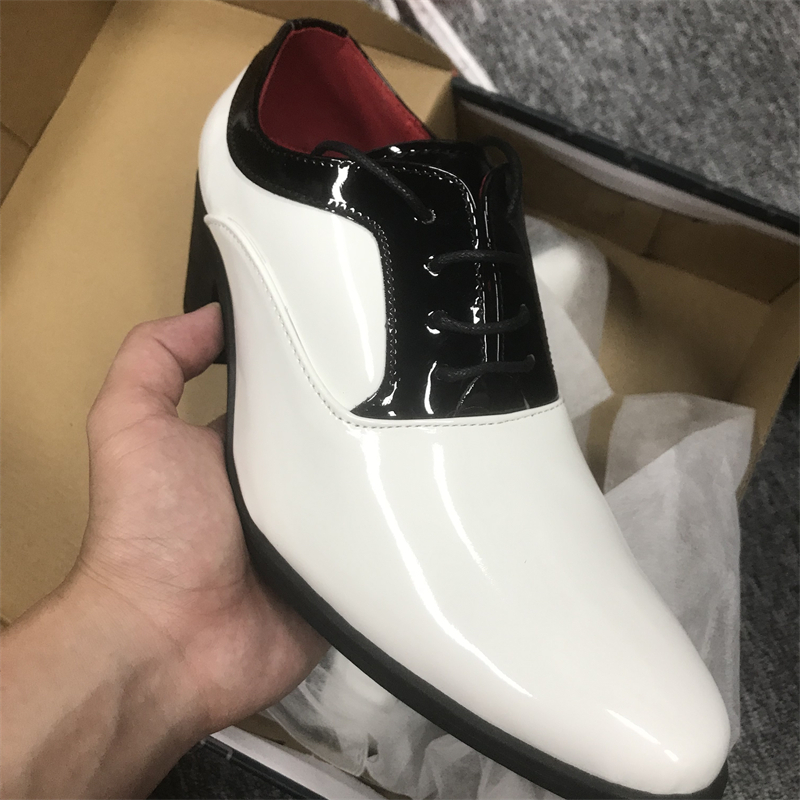 Conference Men's Shoes Business Groom Leather Breathable Waterproof ...