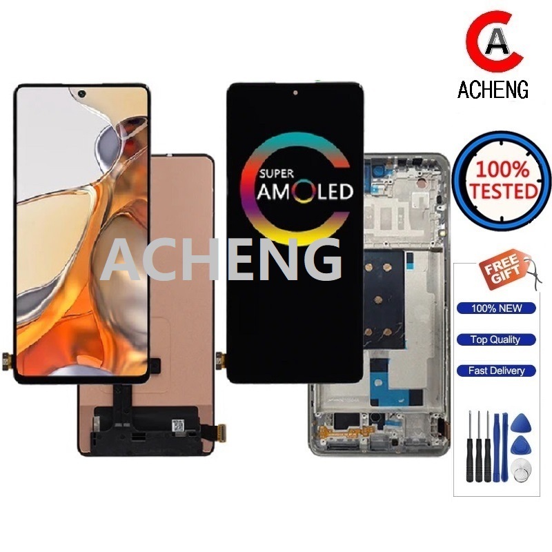 ACHENG Compatible For Xiaomi Mi 11T 11T Pro 21081111RG 2107113SI LCD ...