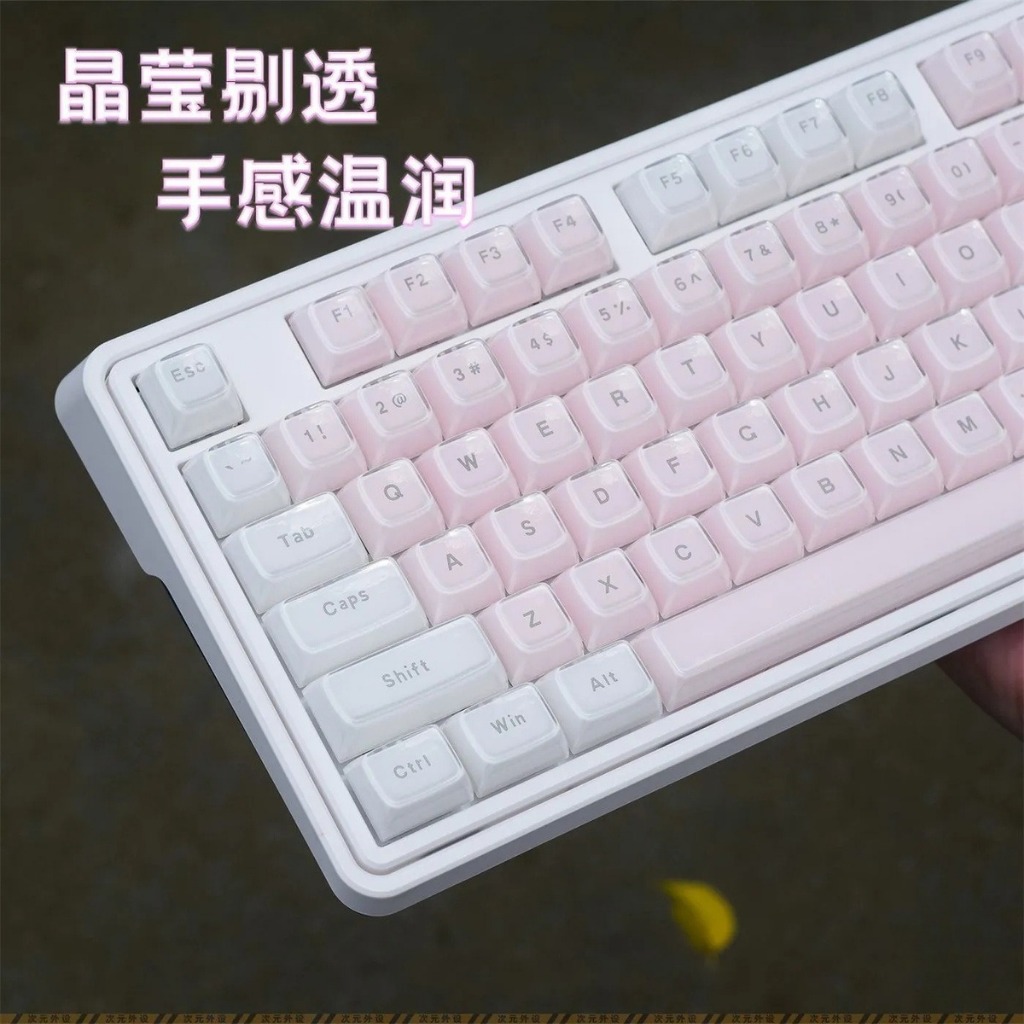 Jelly Keycap Ice Crystal Two-Color Injection Molding Wear-Resistant ...