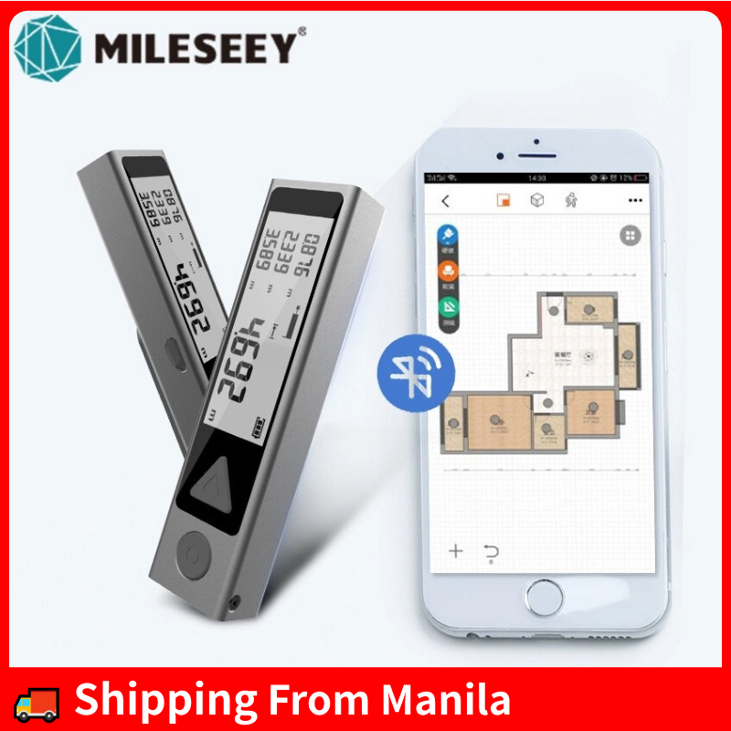 【Local】 ★Mileseey★Bluetooth Laser Range Finder 40m High Precision ...