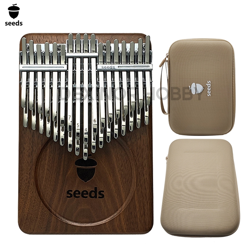 Seeds Kalimba 34/24/41 Key Original Chromatic Thumb Piano Double Layer ...