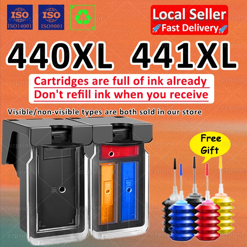 Compatible for Canon PG 440XL CL 441XL Ink Cartridge Refillable Canon ...