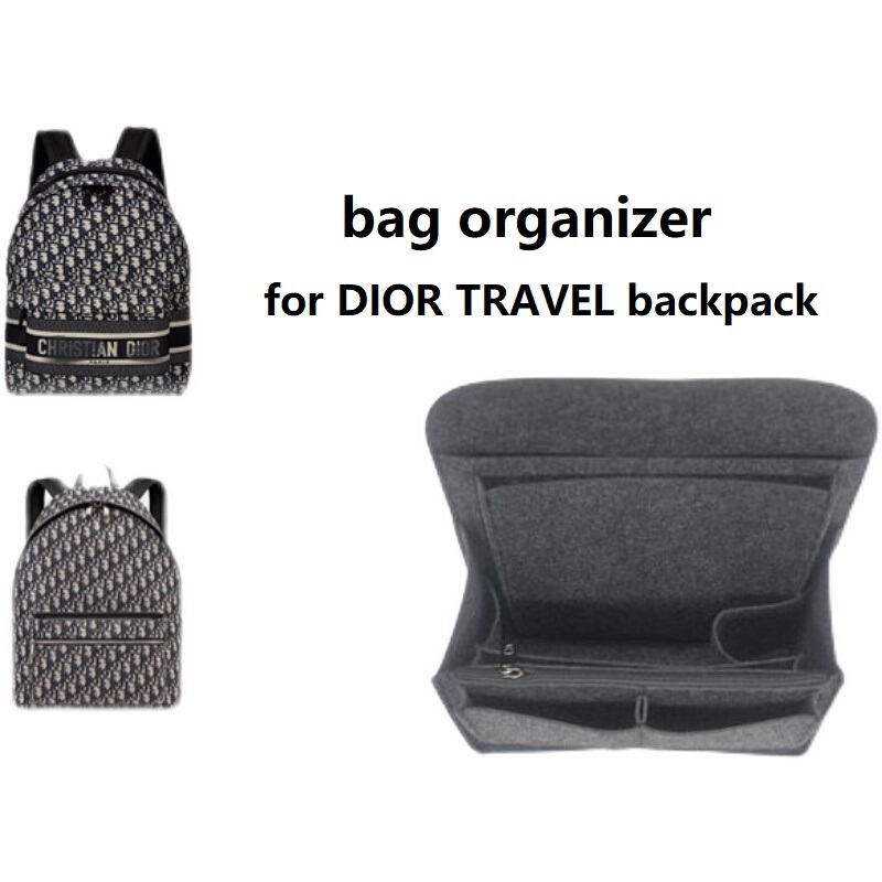bag organiser insert for DIOR TRAVEL backpack organizer compartment bag ...