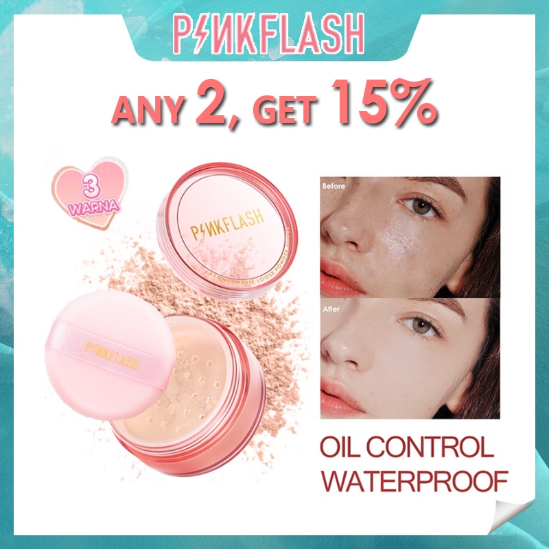 PINKFLASH Matte Oil Control Loose Setting Powder Lightweight ...
